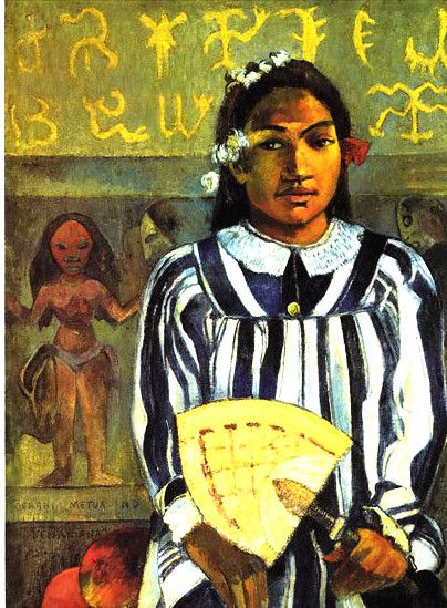 保罗・高更【塔哈马纳的祖辈】作品-- 法国-酷画网