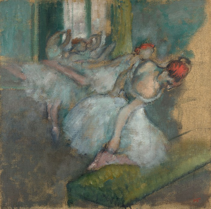 埃德加·德加（Edgar Degas）-芭蕾舞女演员作品欣赏-酷画网